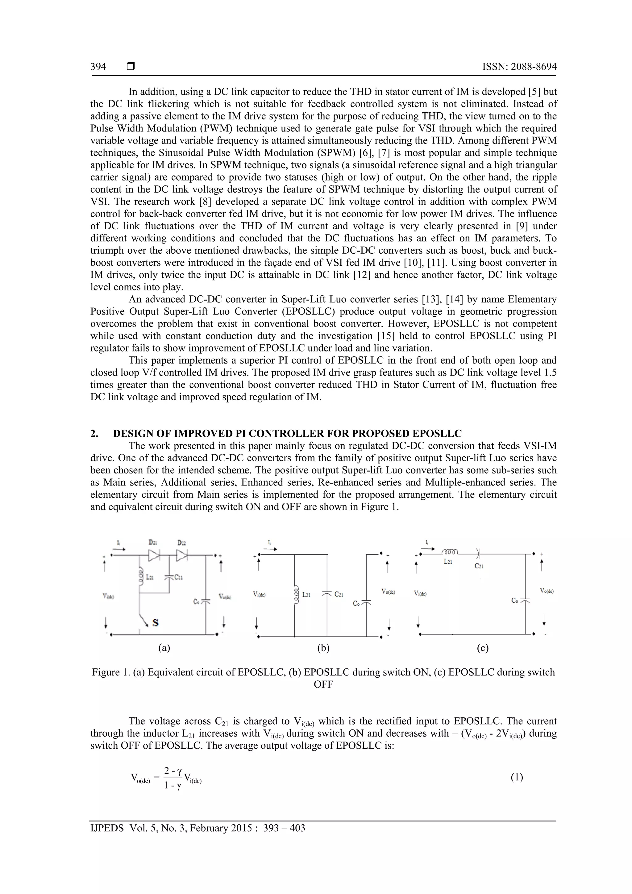 FPGA Based V/f Control of Three Phase Induction Motor Drives Integrating Super-Lift Luo ...