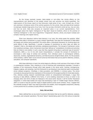 What Data Can Do: A Typology of Mechanisms . Angèle Christin | PDF