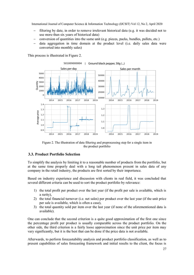 APPLICATION OF FACEBOOK'S PROPHET ALGORITHM FOR SUCCESSFUL SALES FORECASTING BASED ON REAL-WORLD ...