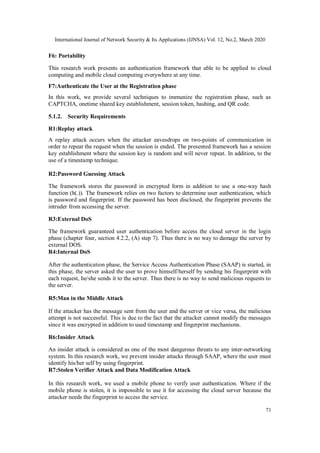 AN ENHANCED USER AUTHENTICATION FRAMEWORK IN CLOUD COMPUTING | PDF