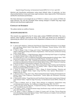 Target Detection and Classification Performance Enhancement using Super ...