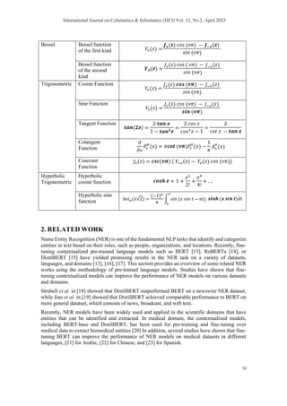 MATH FUNCTION RECOGNITION WITH FINE TUNING PRE-TRAINED MODELS | PDF