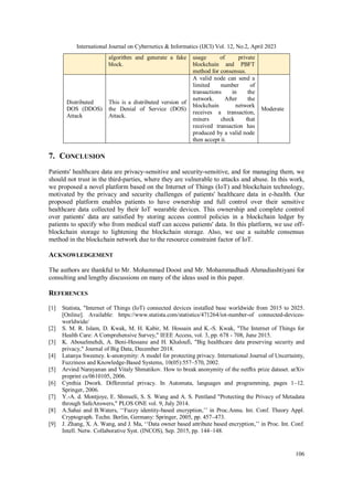 USING BLOCKCHAIN TO ACHIEVE DECENTRALIZED PRIVACY IN IOT HEALTHCARE | PDF | Internet | Computing