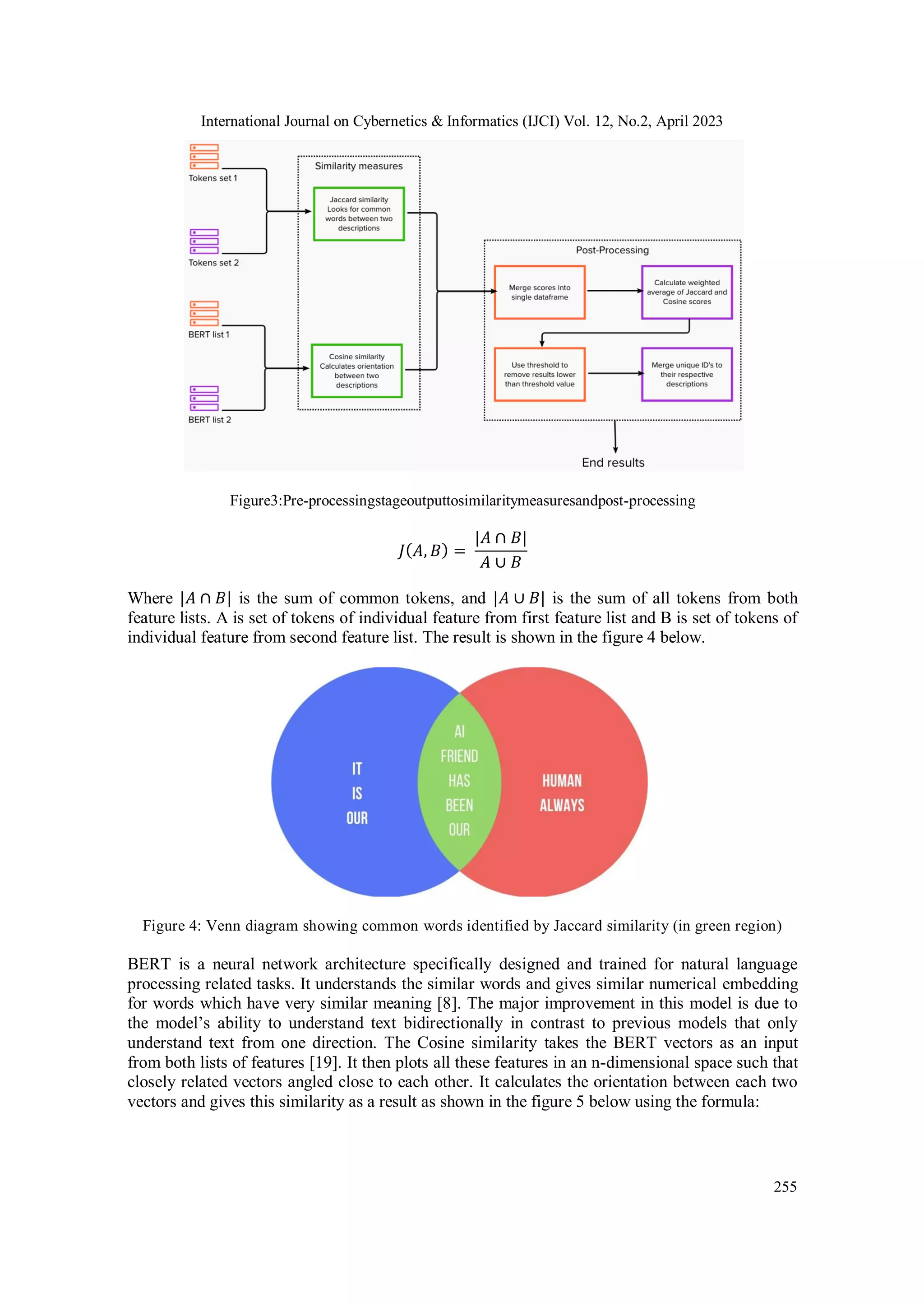 FEATURES MATCHING USING NATURAL LANGUAGE PROCESSING | PDF