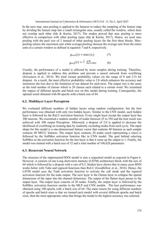 TUNING DARI SPEECH CLASSIFICATION EMPLOYING DEEP NEURAL NETWORKS | PDF
