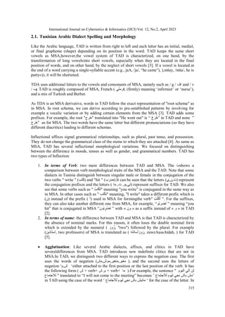 SENTIMENT ANALYSIS CLASSIFICATION FOR TEXT IN SOCIAL MEDIA: APPLICATION TO TUNISIAN DIALECT | PDF