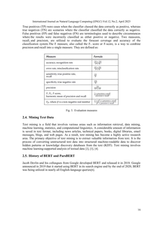 EVALUATING BERT AND PARSBERT FOR ANALYZING PERSIAN ADVERTISEMENT DATA | PDF
