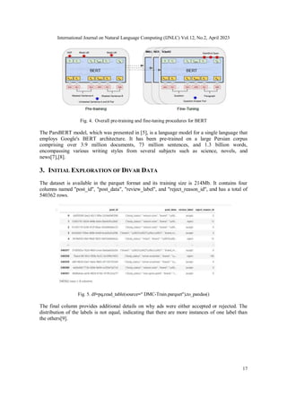 EVALUATING BERT AND PARSBERT FOR ANALYZING PERSIAN ADVERTISEMENT DATA | PDF