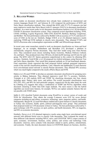 TUNING TRADITIONAL LANGUAGE PROCESSING APPROACHES FOR PASHTO TEXT ...