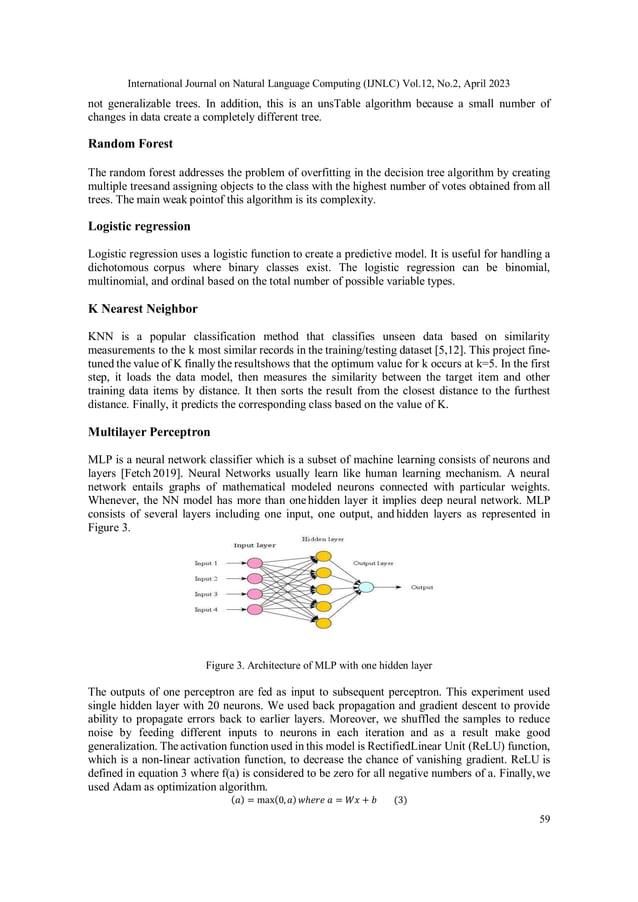 TUNING TRADITIONAL LANGUAGE PROCESSING APPROACHES FOR PASHTO TEXT CLASSIFICATION | PDF
