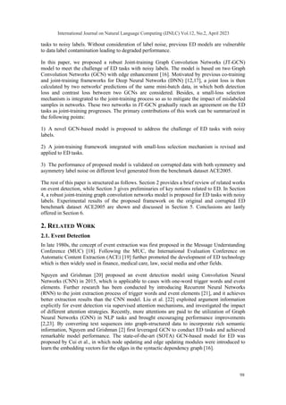 A ROBUST JOINT-TRAINING GRAPHNEURALNETWORKS MODEL FOR EVENT DETECTIONWITHSYMMETRY AND A ...