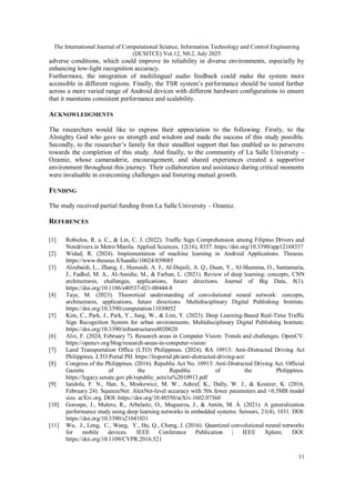 Real-Time Mobile App Traffic Sign Recognition with YOLOv10 and CNN for Driving Education | PDF