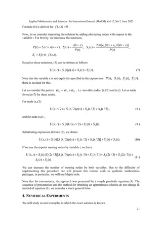 MULTIPOINT MOVING NODES FOR P ARABOLIC EQUATIONS | PDF