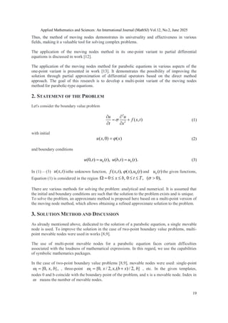 MULTIPOINT MOVING NODES FOR P ARABOLIC EQUATIONS | PDF