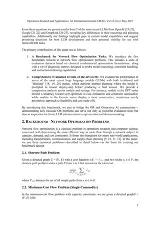 Benchmarking Large Language Models on Network Optimization | PDF