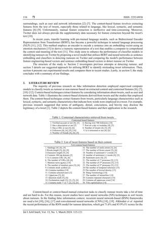 Sentence embedding to improve rumour detection performance model | PDF