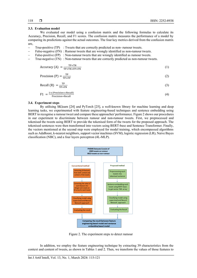 Sentence embedding to improve rumour detection performance model | PDF