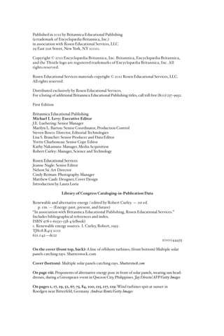 Renewable And Alternative Energy Energy Past Present And Future Robert ...