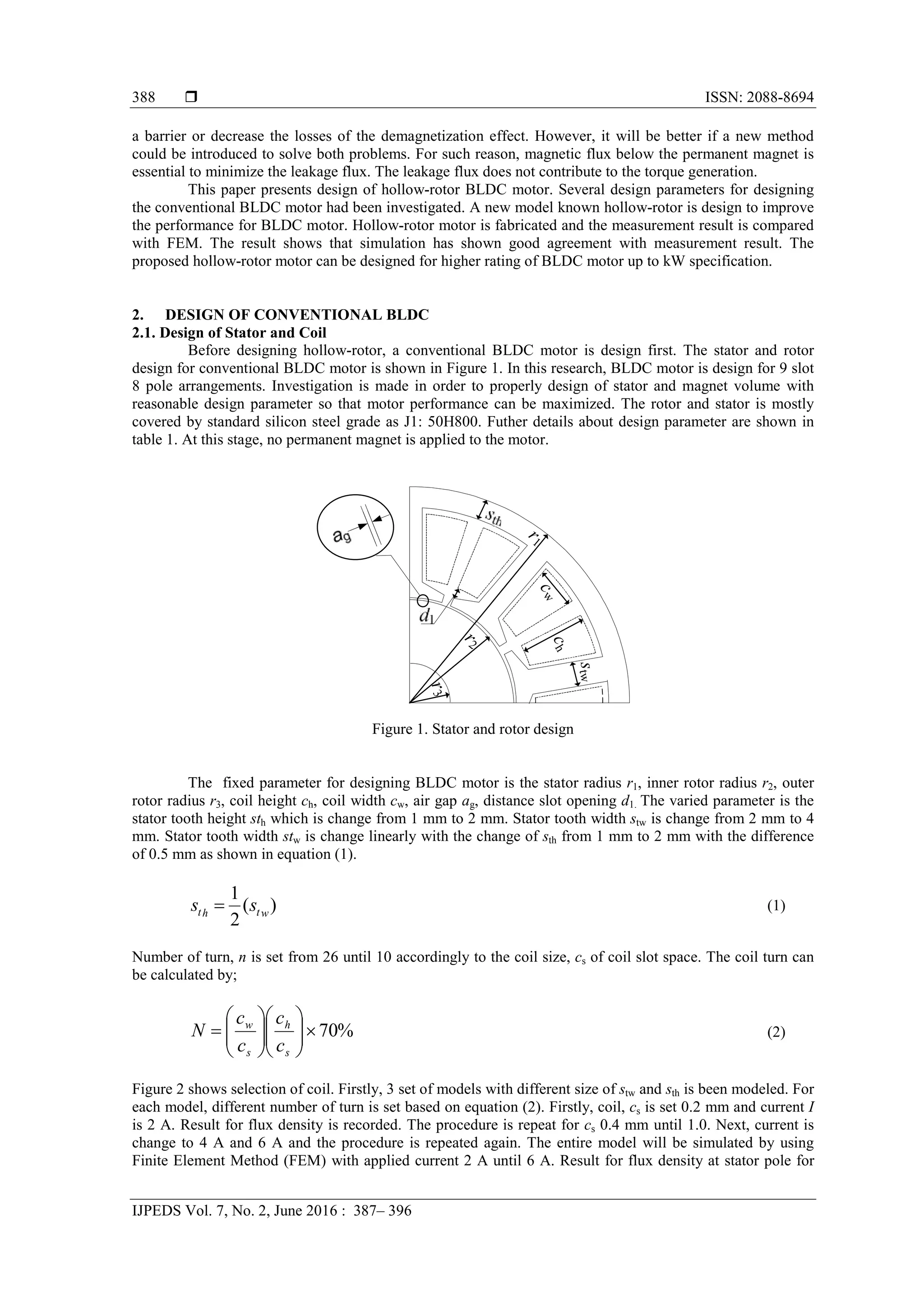 Design of Hollow-Rotor Brushless DC Motor | PDF | Radio Control | Hobbies & Interests