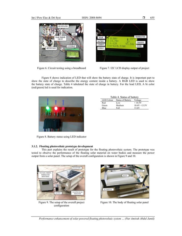 Performance Enhancement Of Solar Powered Floating Photovoltaic System Using Arduino Approach Pdf