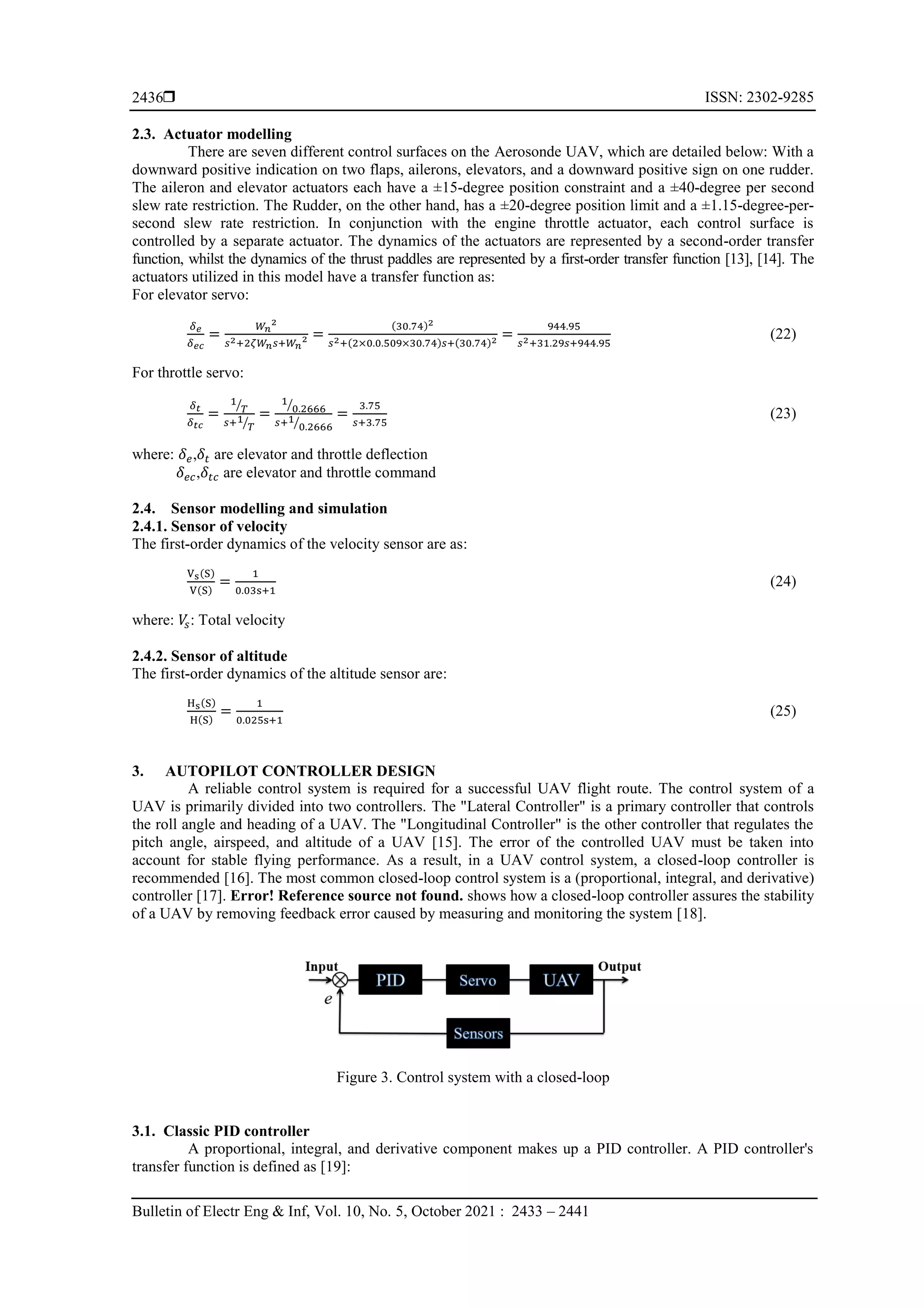 Smart aerosonde UAV longitudinal flight control system based on genetic algorithm | PDF