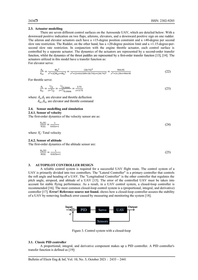 Smart aerosonde UAV longitudinal flight control system based on genetic algorithm | PDF