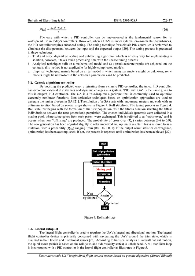 Smart aerosonde UAV longitudinal flight control system based on genetic algorithm | PDF