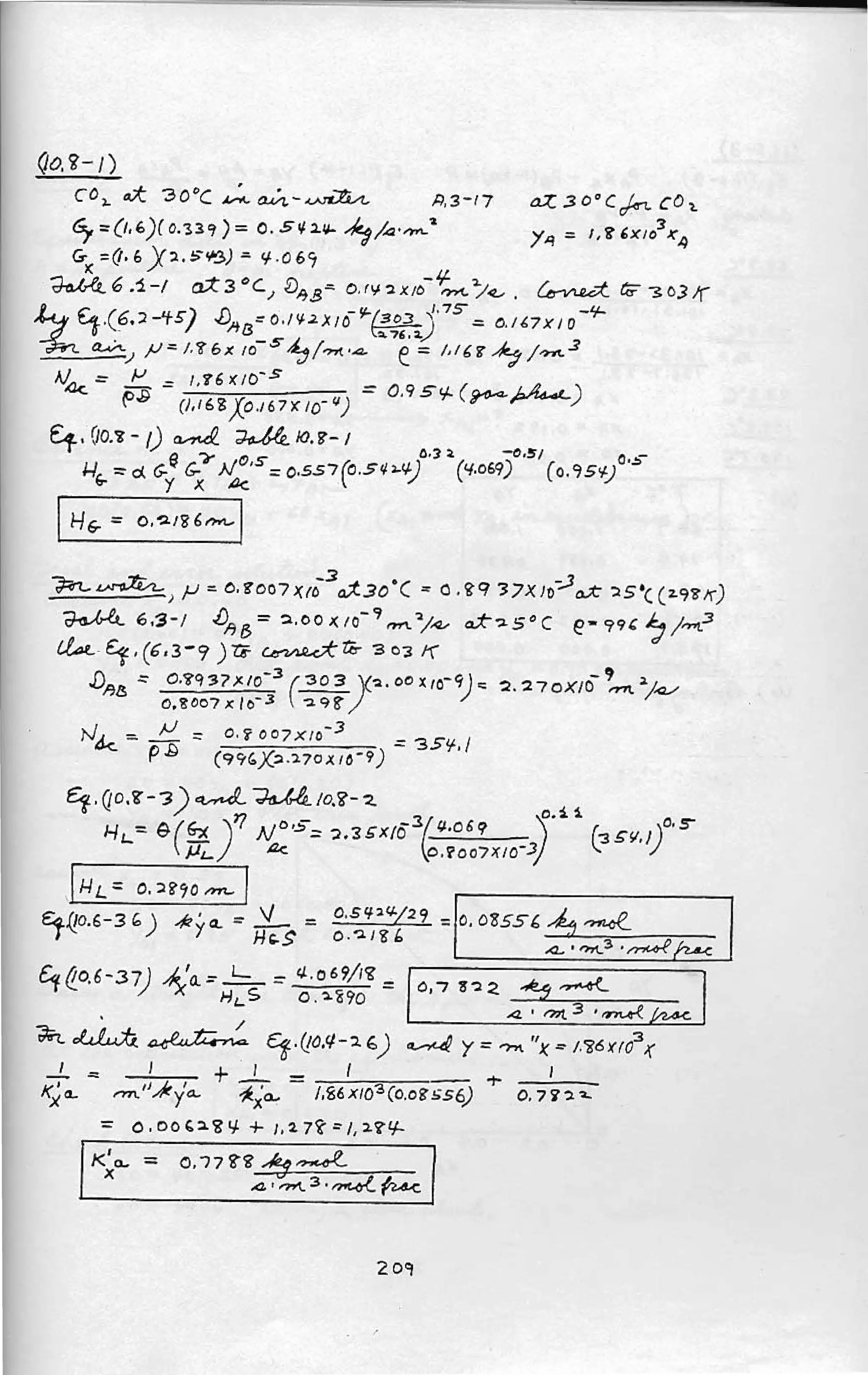 Transport Processes and Unit Operation -SOLUTION MANUAL-Geankoplis | PDF