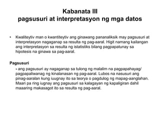 Mga Bahagi Ng Pananaliksik.ppt