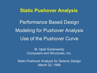 1223989 static pushover analysis | PPT