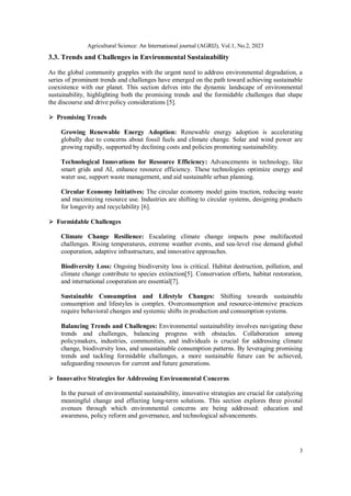 BALANCING PROGRESS WITH CONSERVATION: APPROACHES TO ENVIRONMENTAL ...