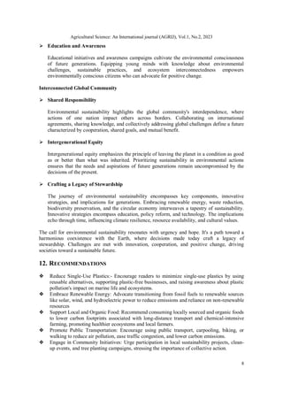 BALANCING PROGRESS WITH CONSERVATION: APPROACHES TO ENVIRONMENTAL ...