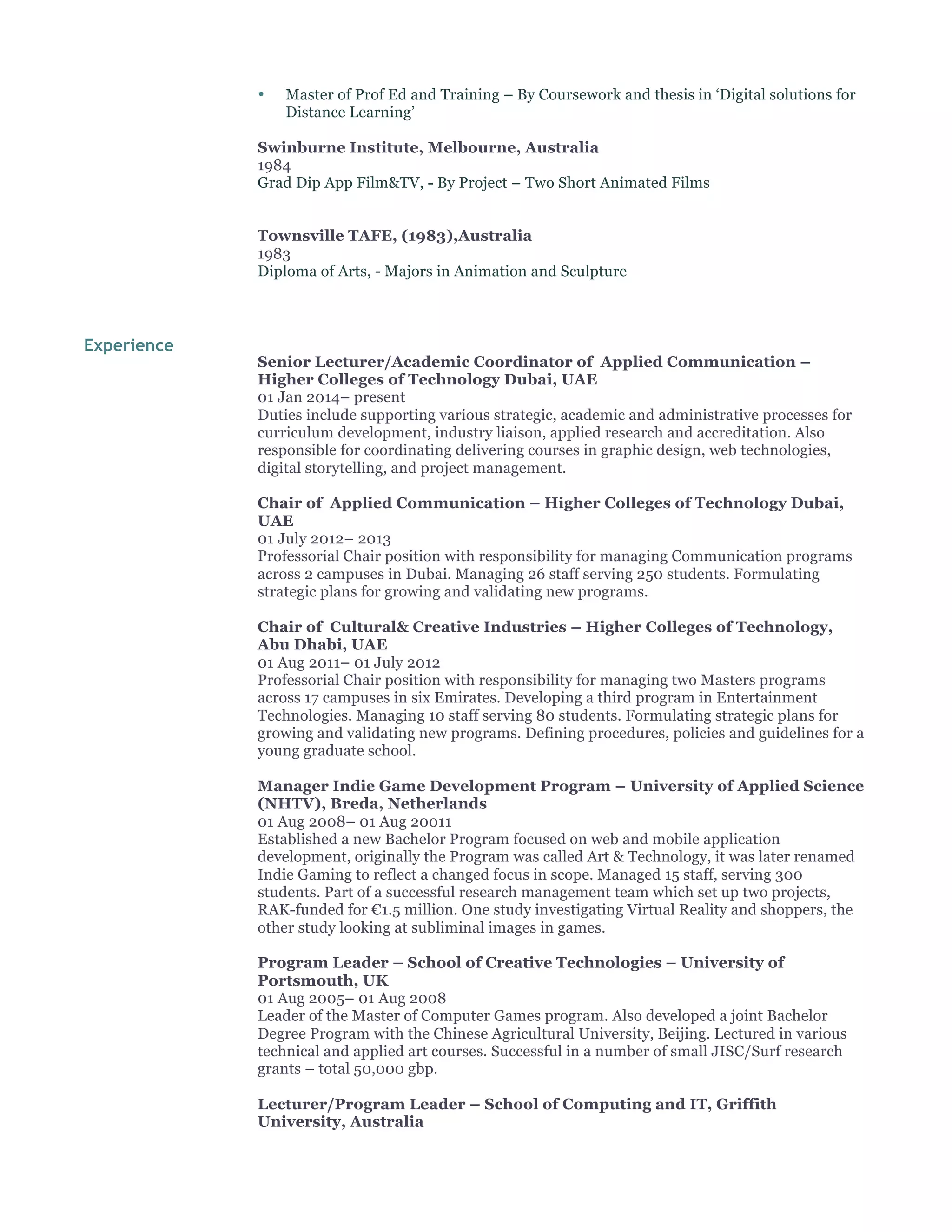 KenNewman_CV2015 | PDF