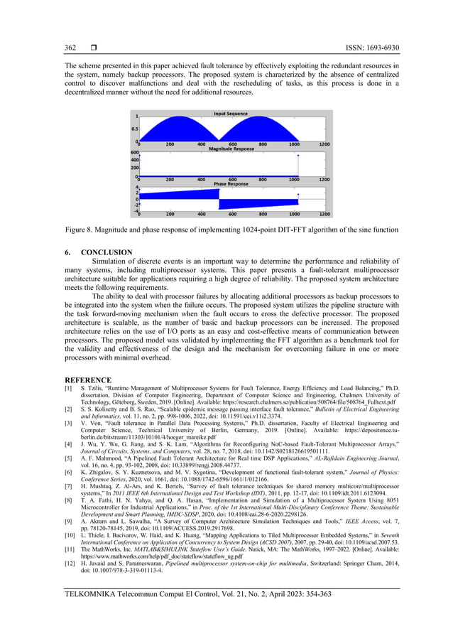 Simulation-based fault-tolerant multiprocessors system | PDF