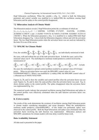 Bifurcation Analysis and Multiobjective Nonlinear Model Predictive ...