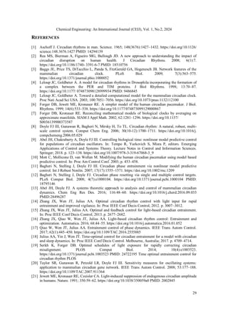 Bifurcation Analysis and Model Redictive the Control of the ...