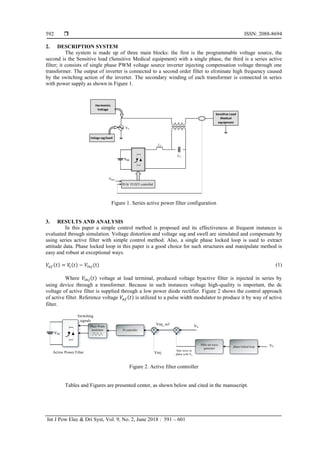 Experimental Validation of Single Phase Series Active Power Filter Using Fuzzy Control Technique ...
