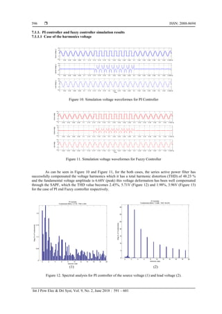 Experimental Validation of Single Phase Series Active Power Filter Using Fuzzy Control Technique ...