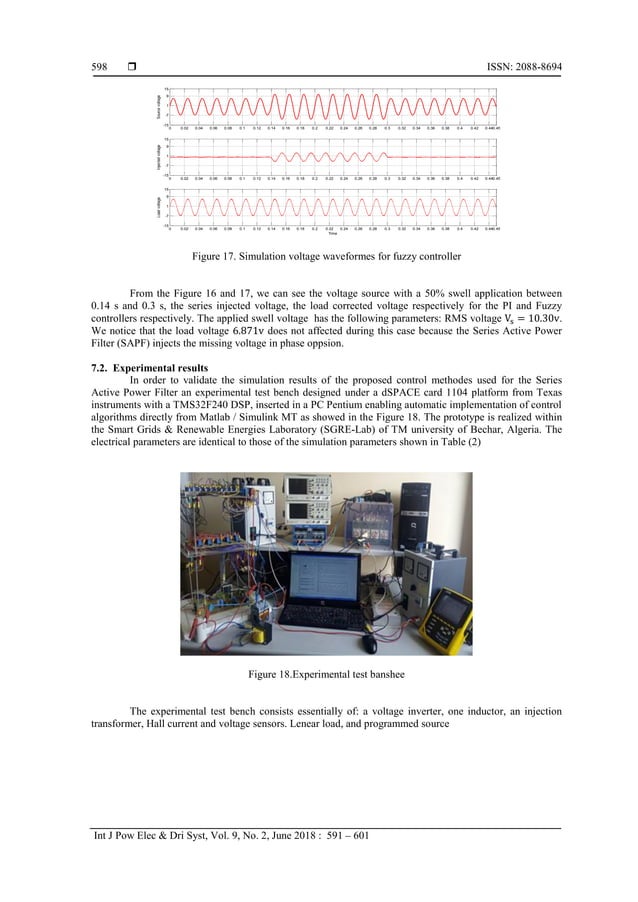 Experimental Validation Of Single Phase Series Active Power Filter Using Fuzzy Control Technique