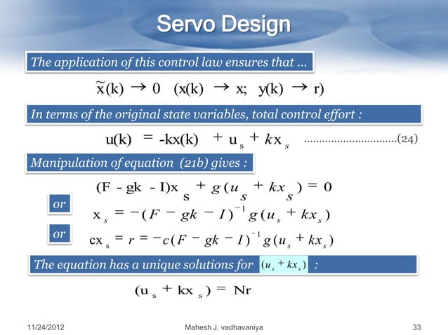 Pole Placement in Digital Control | PPTX | Physics | Science