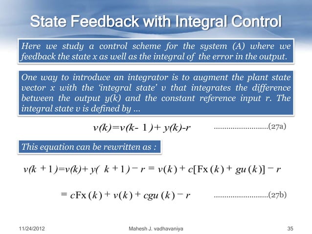 Pole Placement in Digital Control | PPTX | Physics | Science