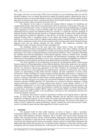 Multi platforms fake accounts detection based on federated learning | PDF