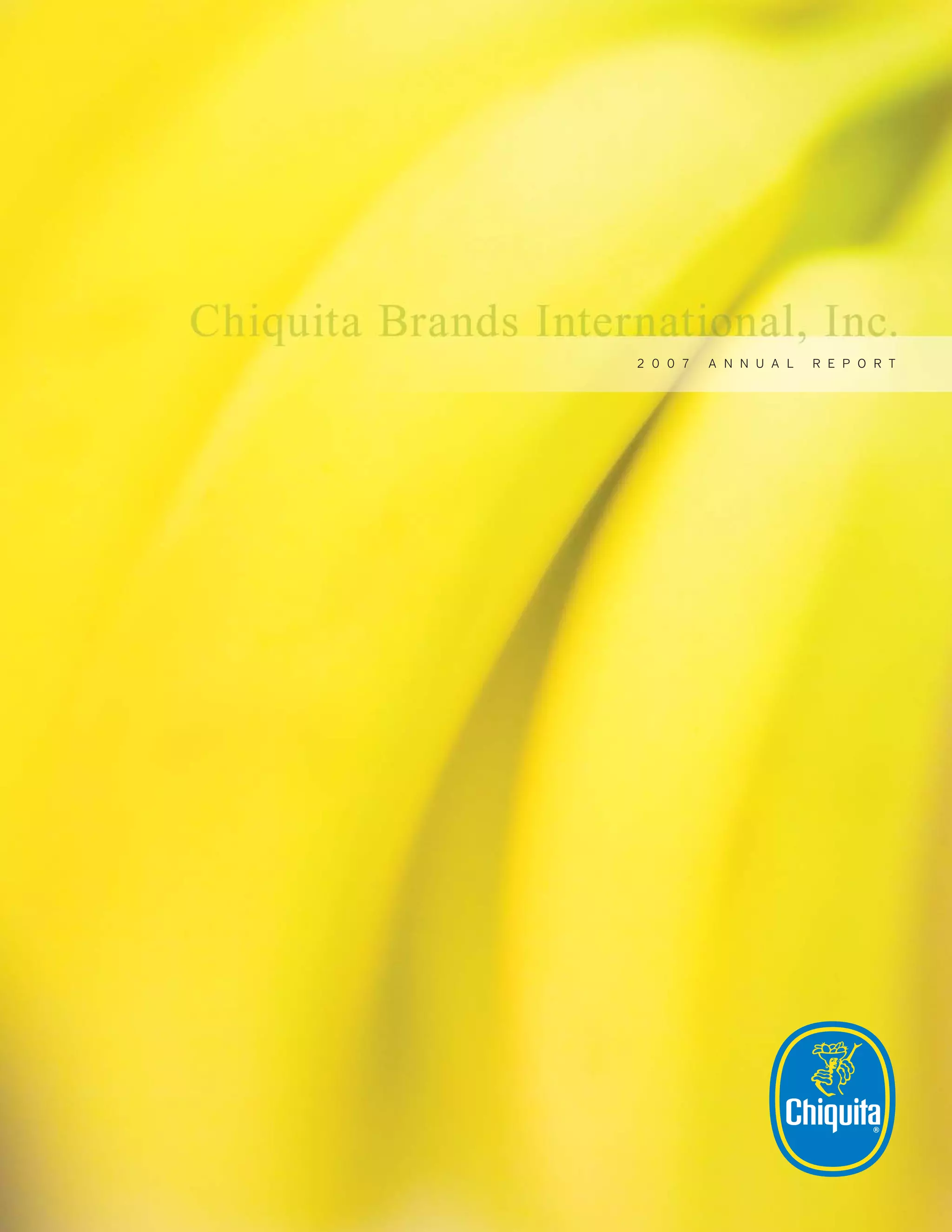 chiquita brands international 2007annual | PDF