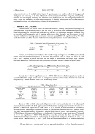 The use of discovery learning model with RME approach viewed from ...