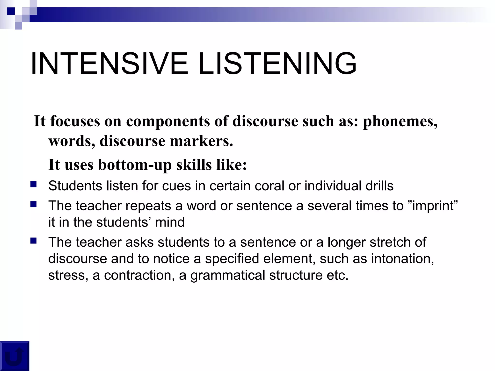 122623701 teaching-listening | PPT