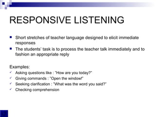 122623701 teaching-listening | PPT