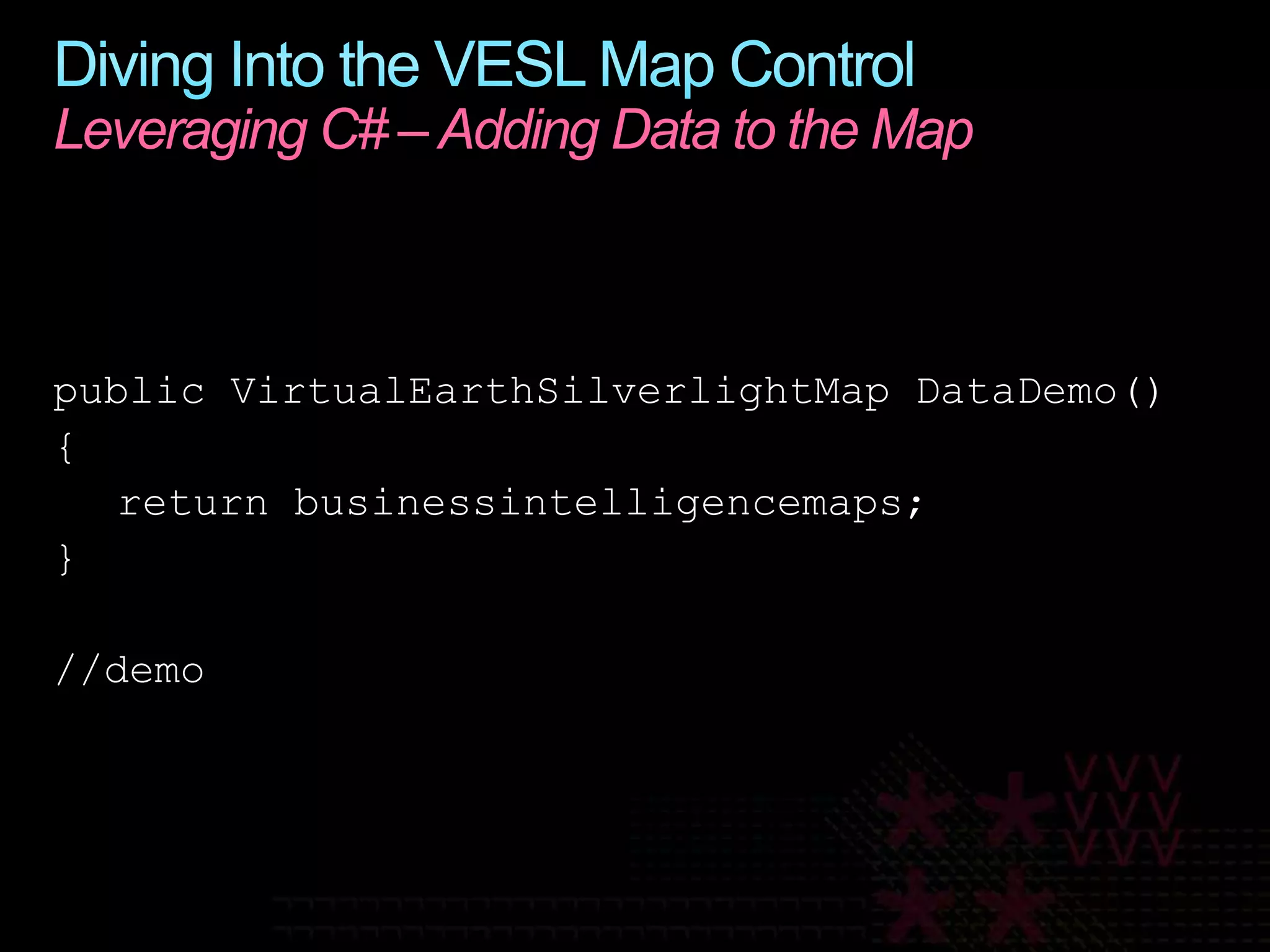 Introducing the Microsoft Virtual Earth Silverlight Map Control CTP | PPT