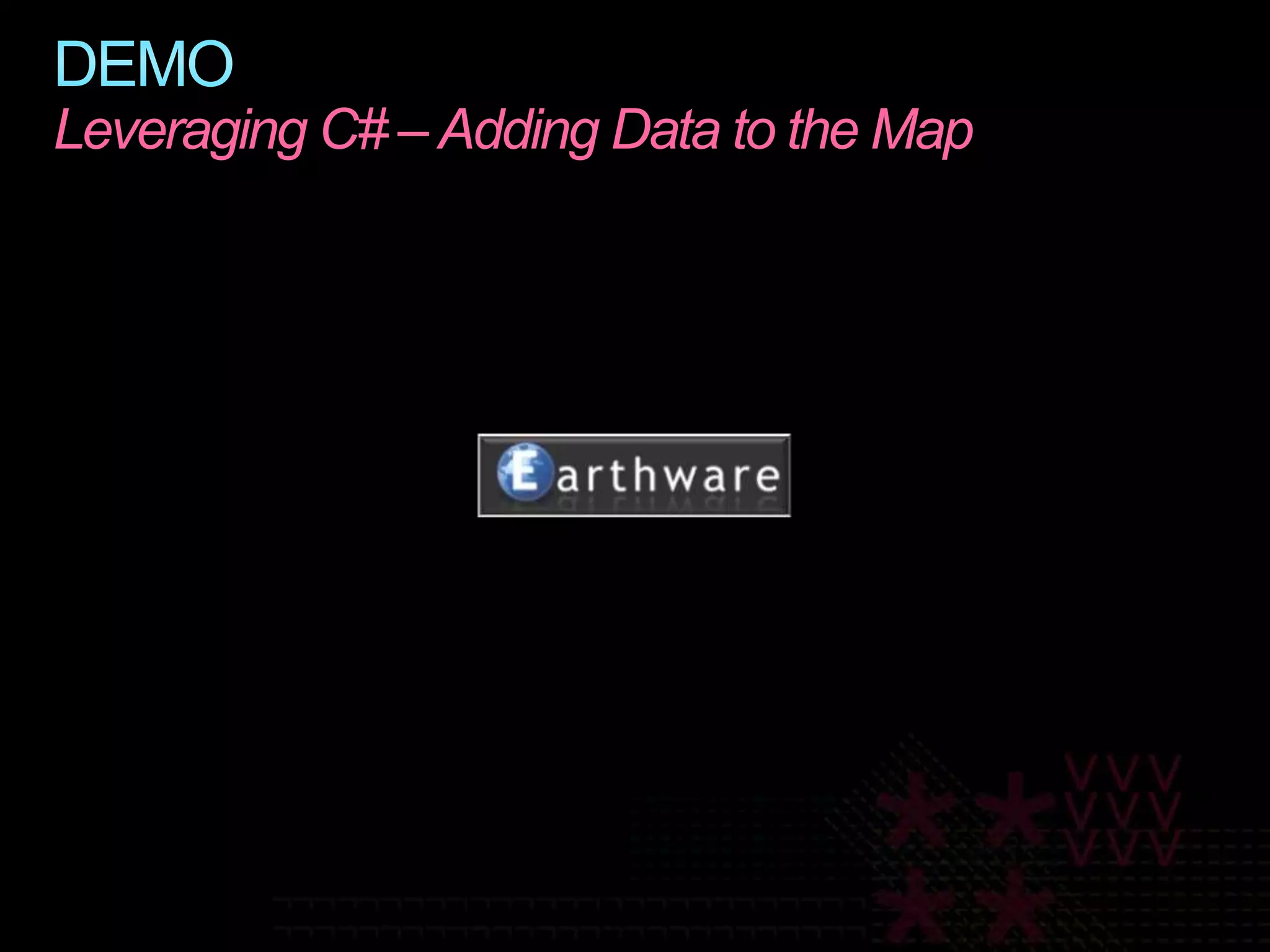 Introducing the Microsoft Virtual Earth Silverlight Map Control CTP | PPT