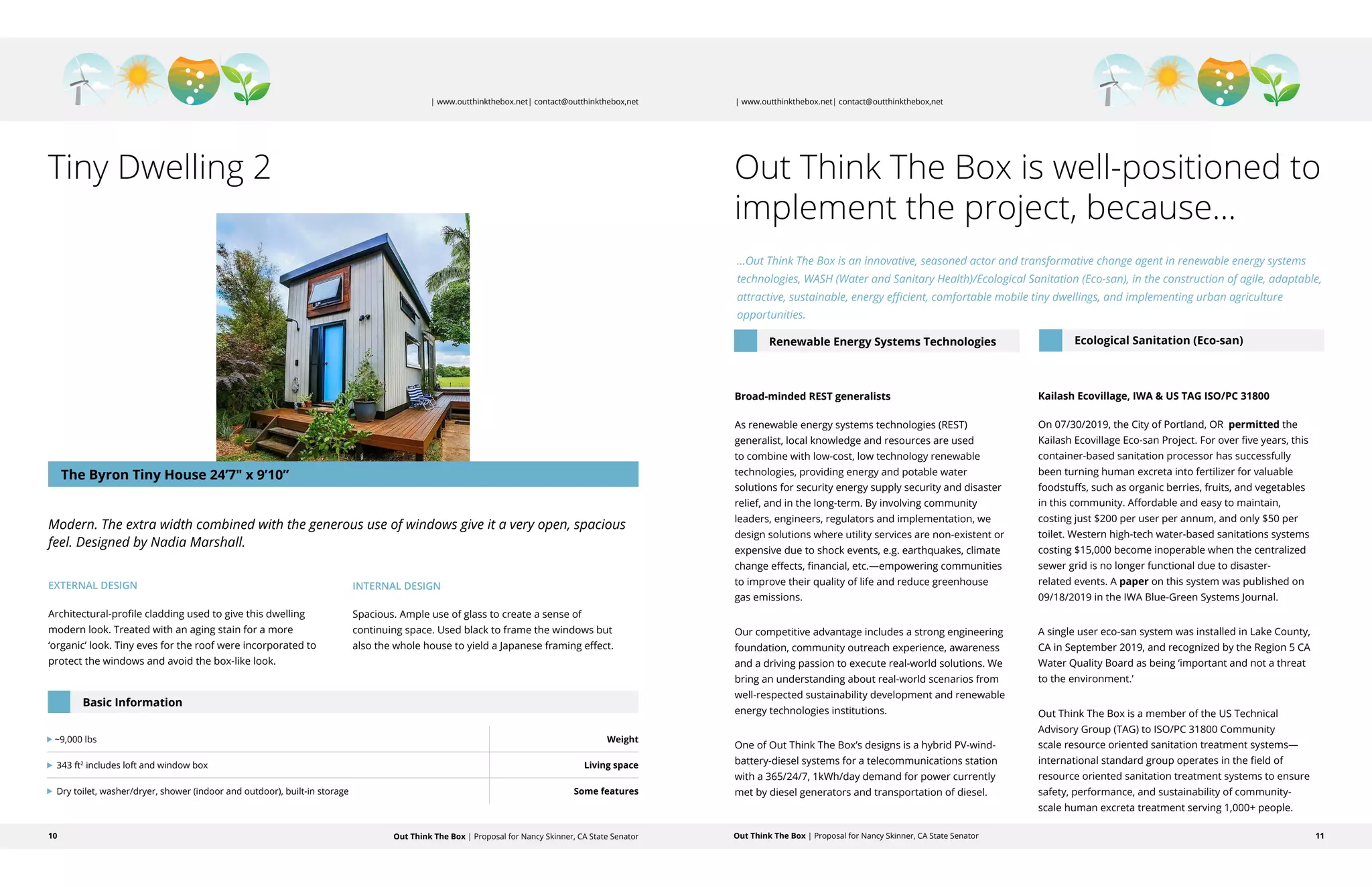 Single Occupancy Tiny Dwelling Equipped with Renewable Energy Systems ...