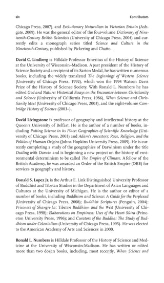 Science And Religion Around The World John Hedley Brooke Ronald L ...